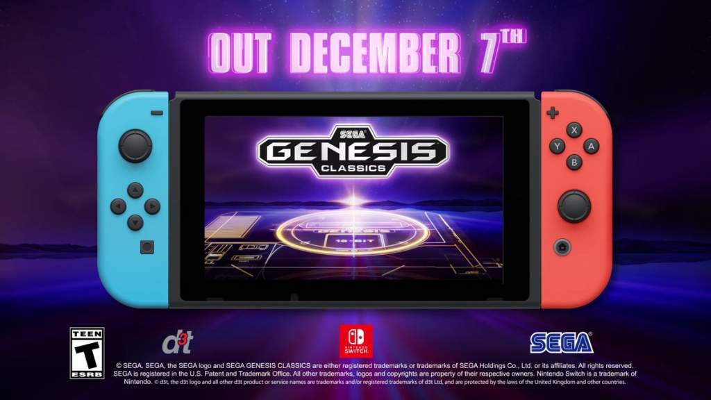 SEGA Genesis Classics Switch footage - ninty.gr